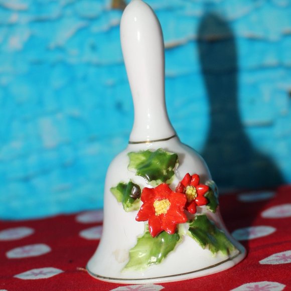 bone china | Holiday | Vintage Bone China White Porcelain Bell 95s ...